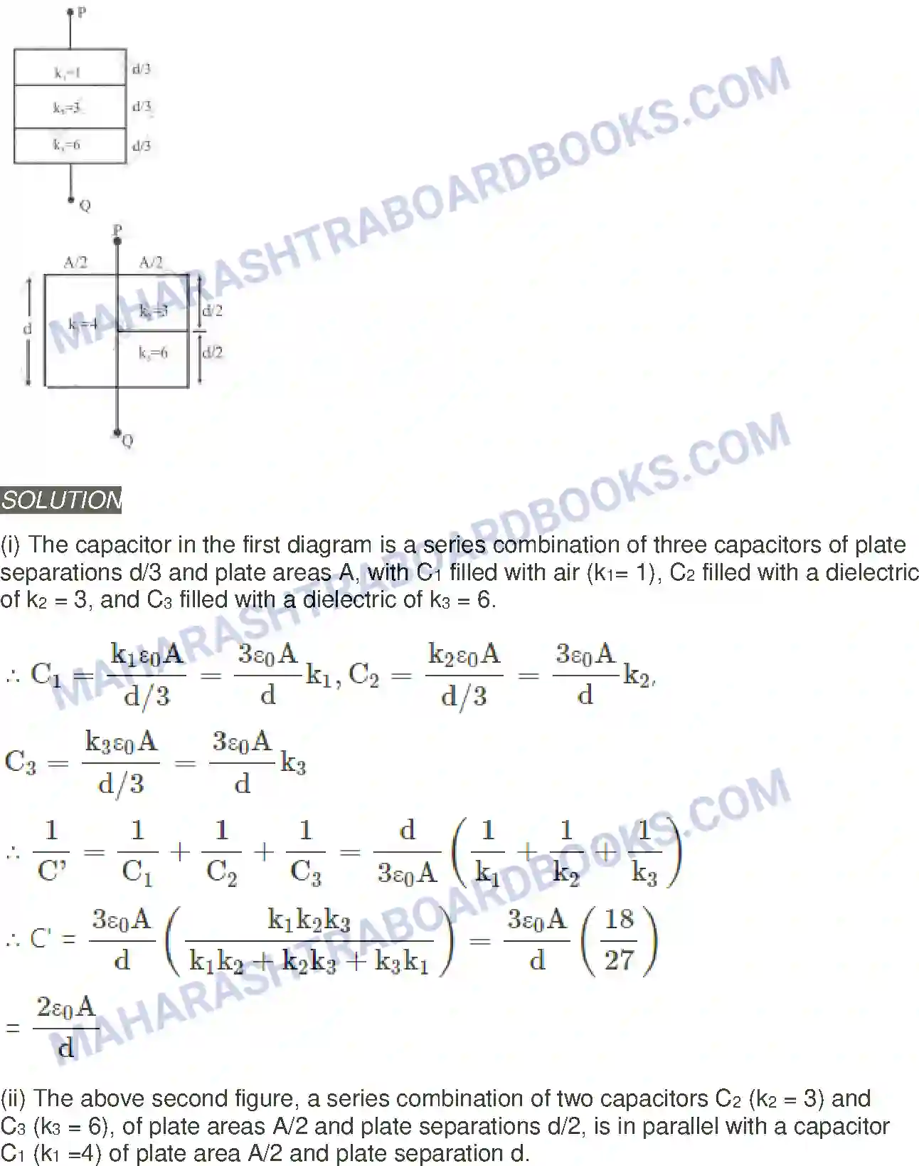 MSBSHSE solution for Class 12 Physics Electrostatics MSBSHSE solution for Class 12 Physics Electrostatics